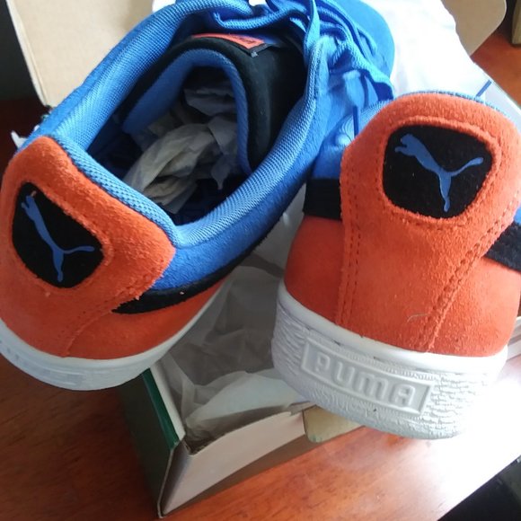 Puma | Shoes | New Puma Suede Classic Strong Blue Firecracker Sneakers ...